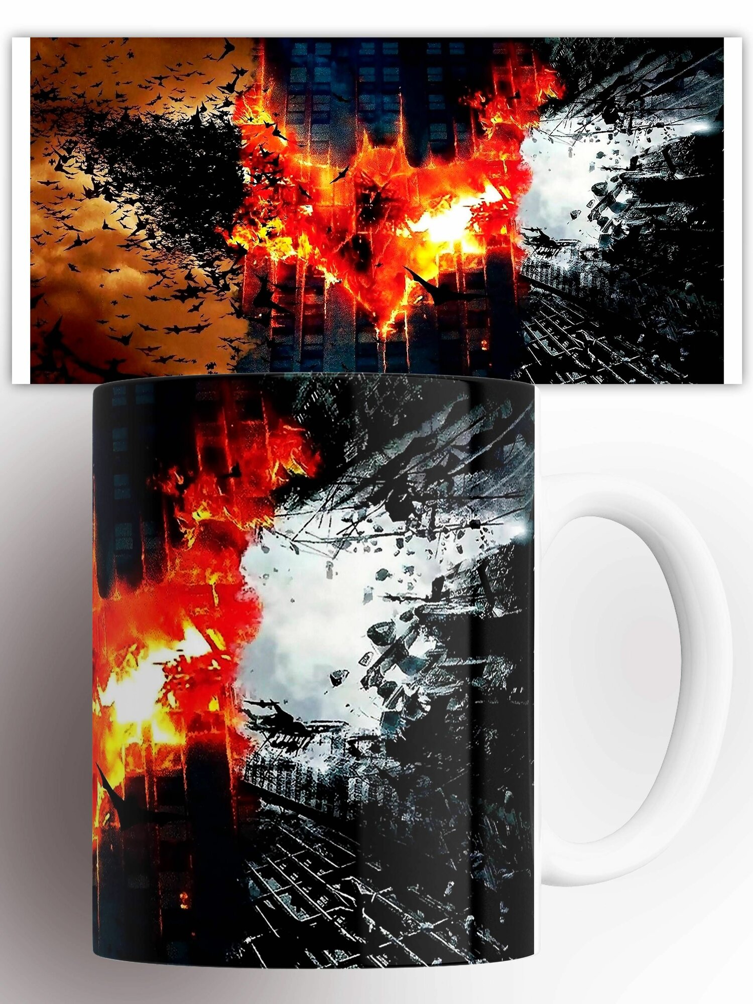 Кружка с принтом DC Бэтмен 330 мл