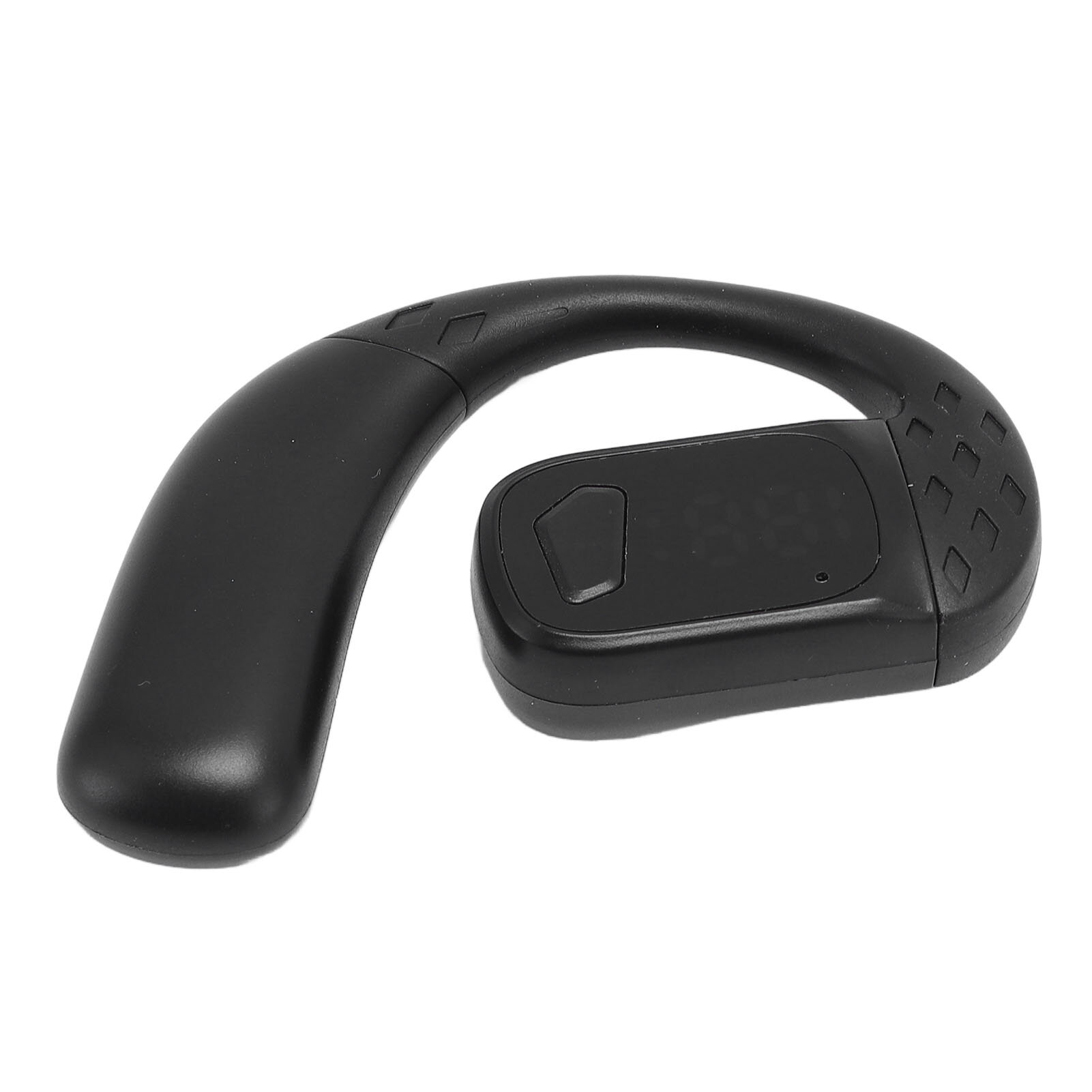 Открытые беспроводные наушники Bluetooth 5.4 одно ухо гарнитура с микрофоном для бега спорт вождение T30pro цифровой дисплей черный в коробке