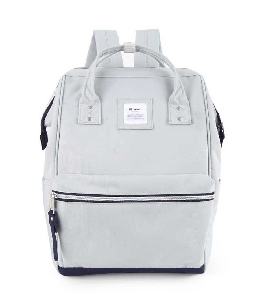 Рюкзак Himawari 123-04, городской, женский, для ноутбука, небесно-голубой с темно-синим