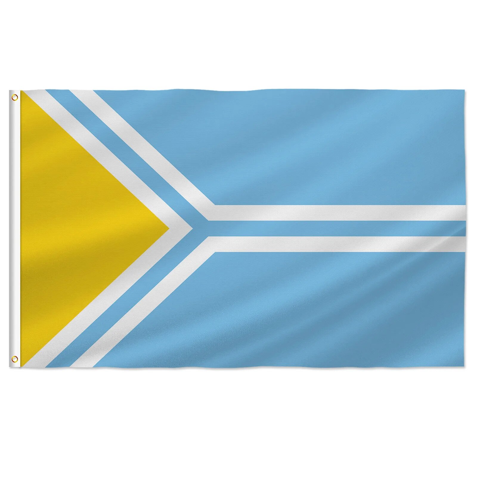 Флаг Республики Тыва Pterosaur, полиэстер 90x150 см