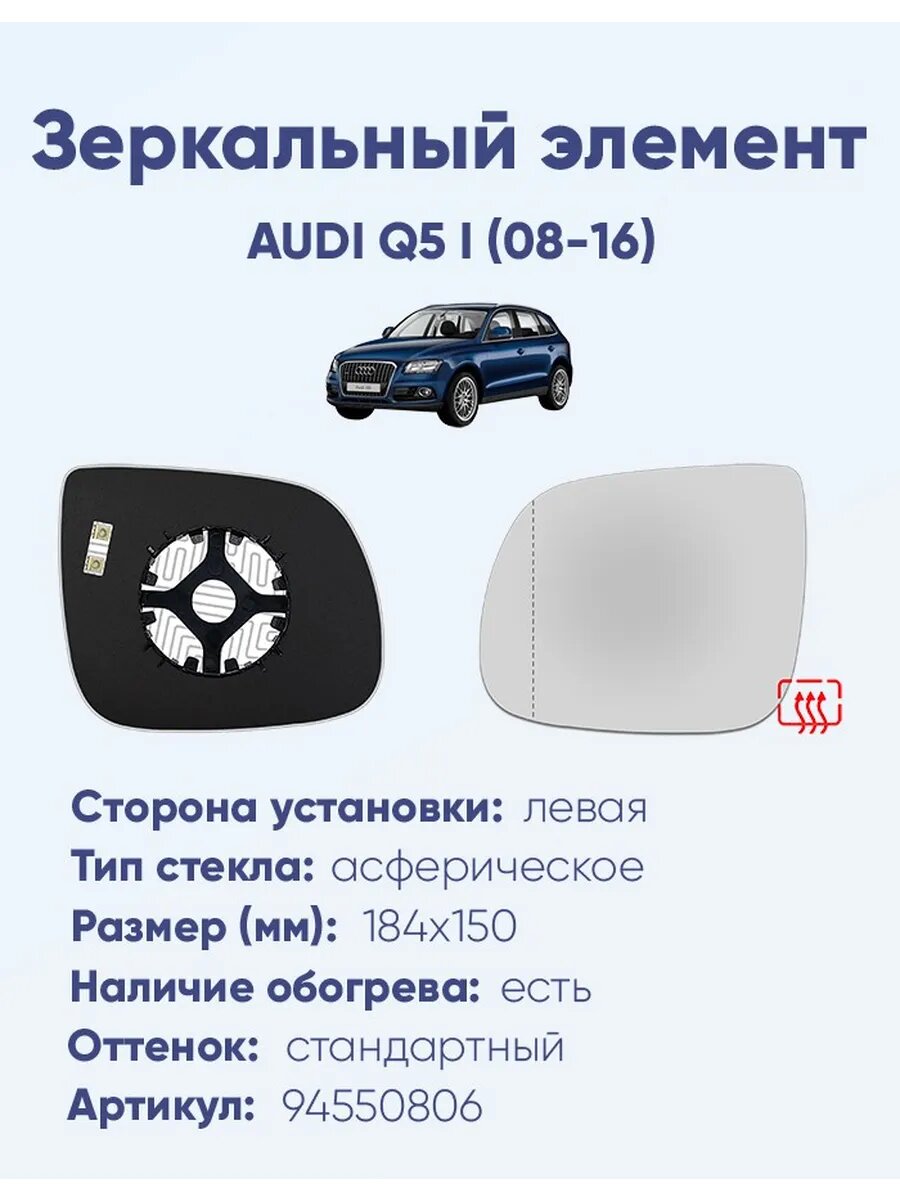 Зеркало AUDI Q5 I (08-16) 94550806
