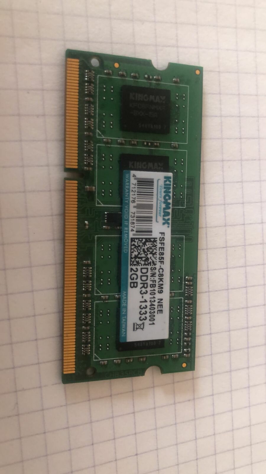 DDR 3 2GB 1333mhz. Kingmax Оперативная память для ноутбука. Уценка