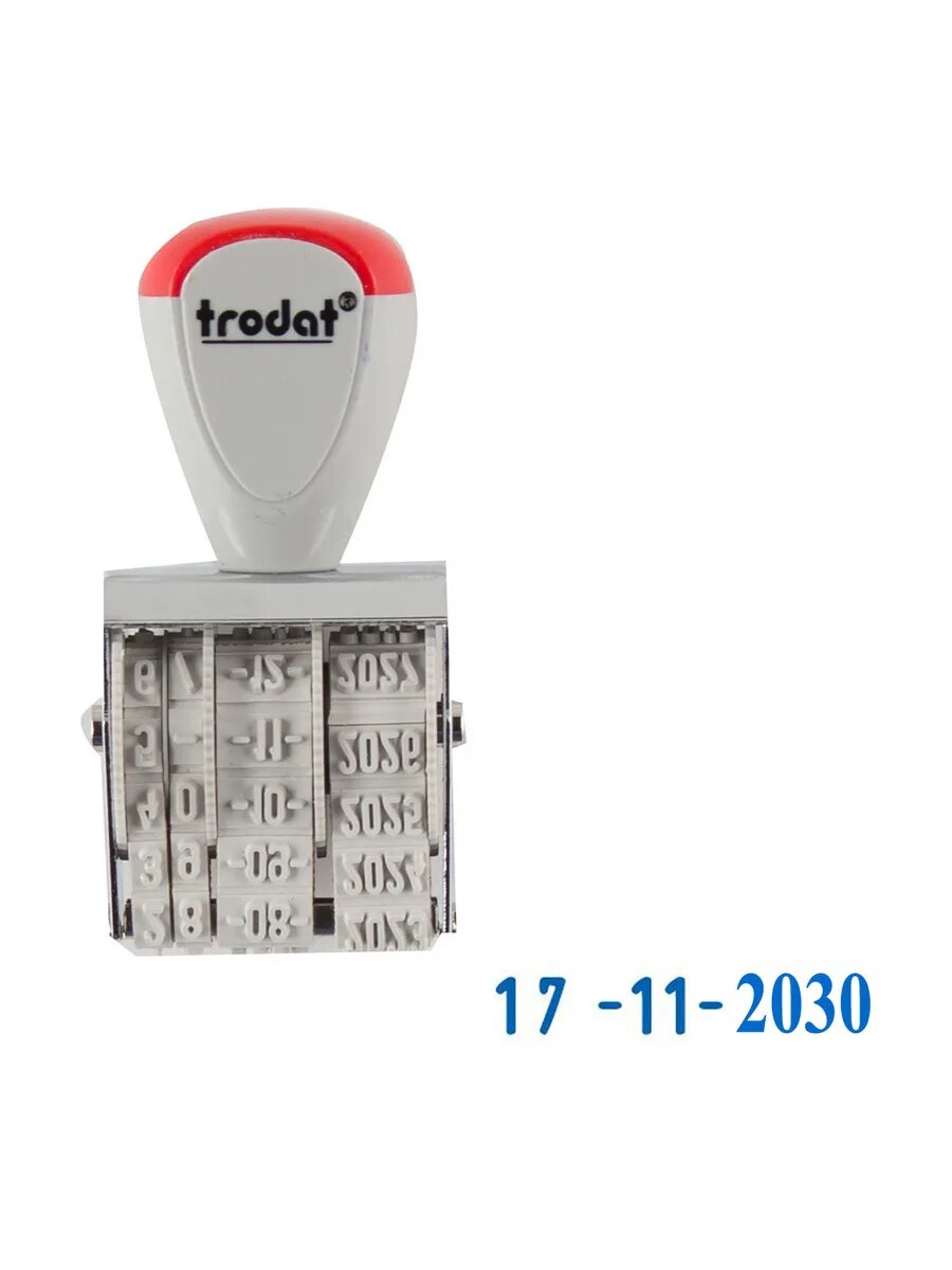 Датер с цифрами и буквами