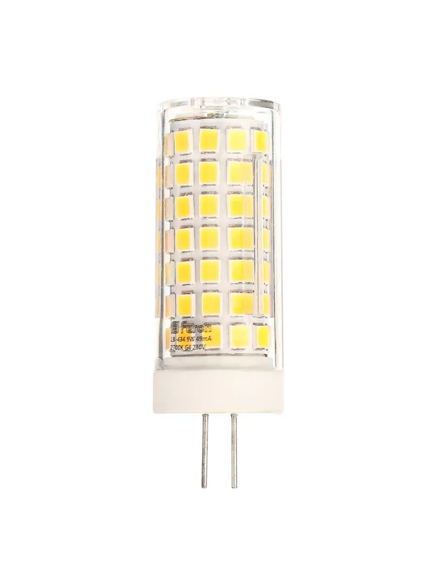 Светодиодная лампа 9 Вт G4 220 В теплый