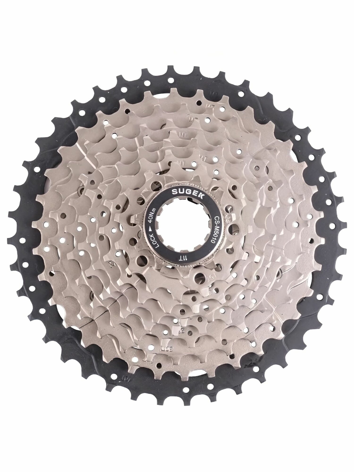 Кассета для велосипеда 10 скоростей Sugek 11-40 зубьев CS-M5010