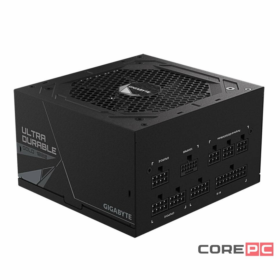 Блок питания Gigabyte 1000W GP-UD1000GM PG5 v2 16 Pin (PCIe 5.0 Connector Cable Details), ATX, 20+4 pin, 80 PLUS Gold