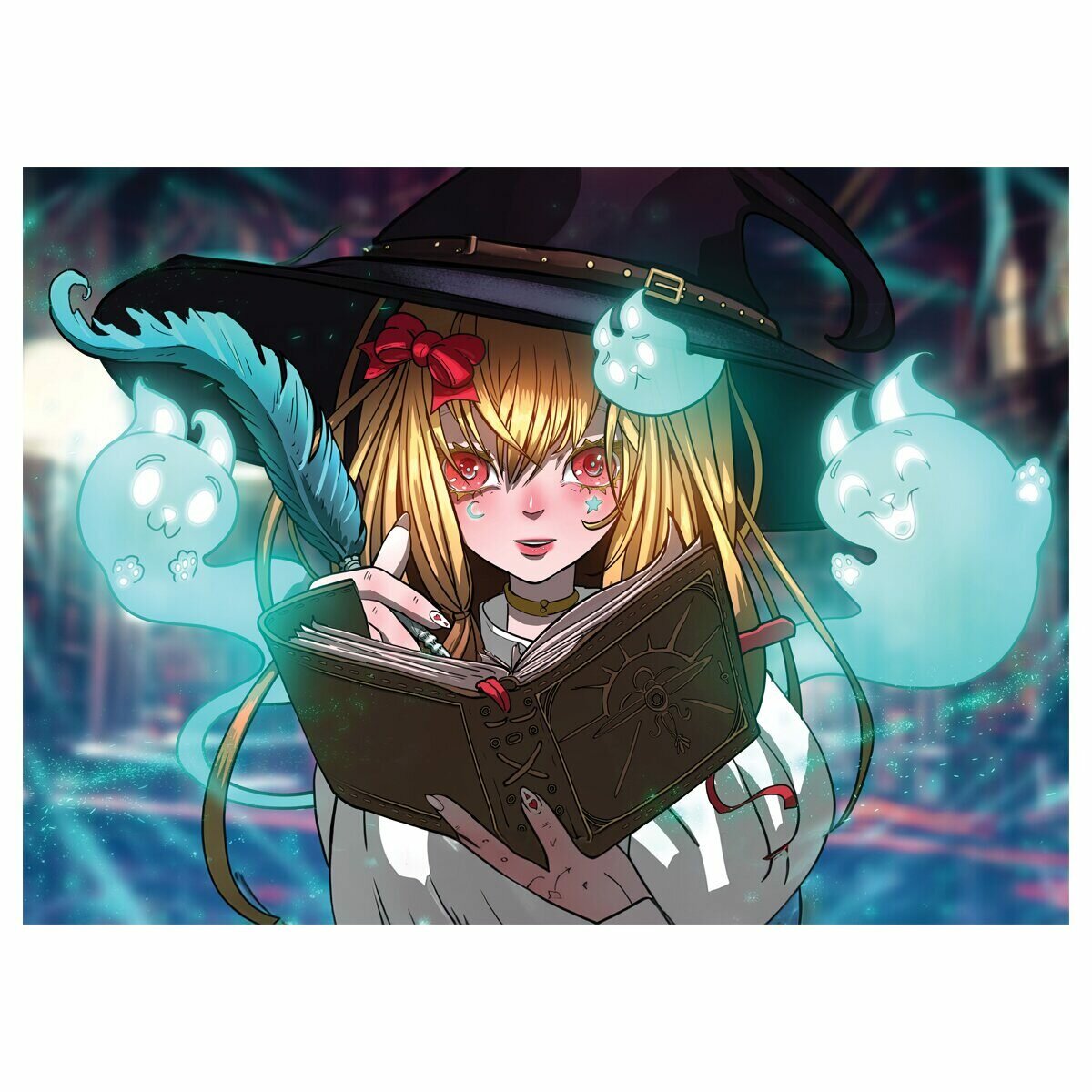 Пазл 120 эл. ТРИ совы " Ведьма-аниме " , ПК 120_54579/360216