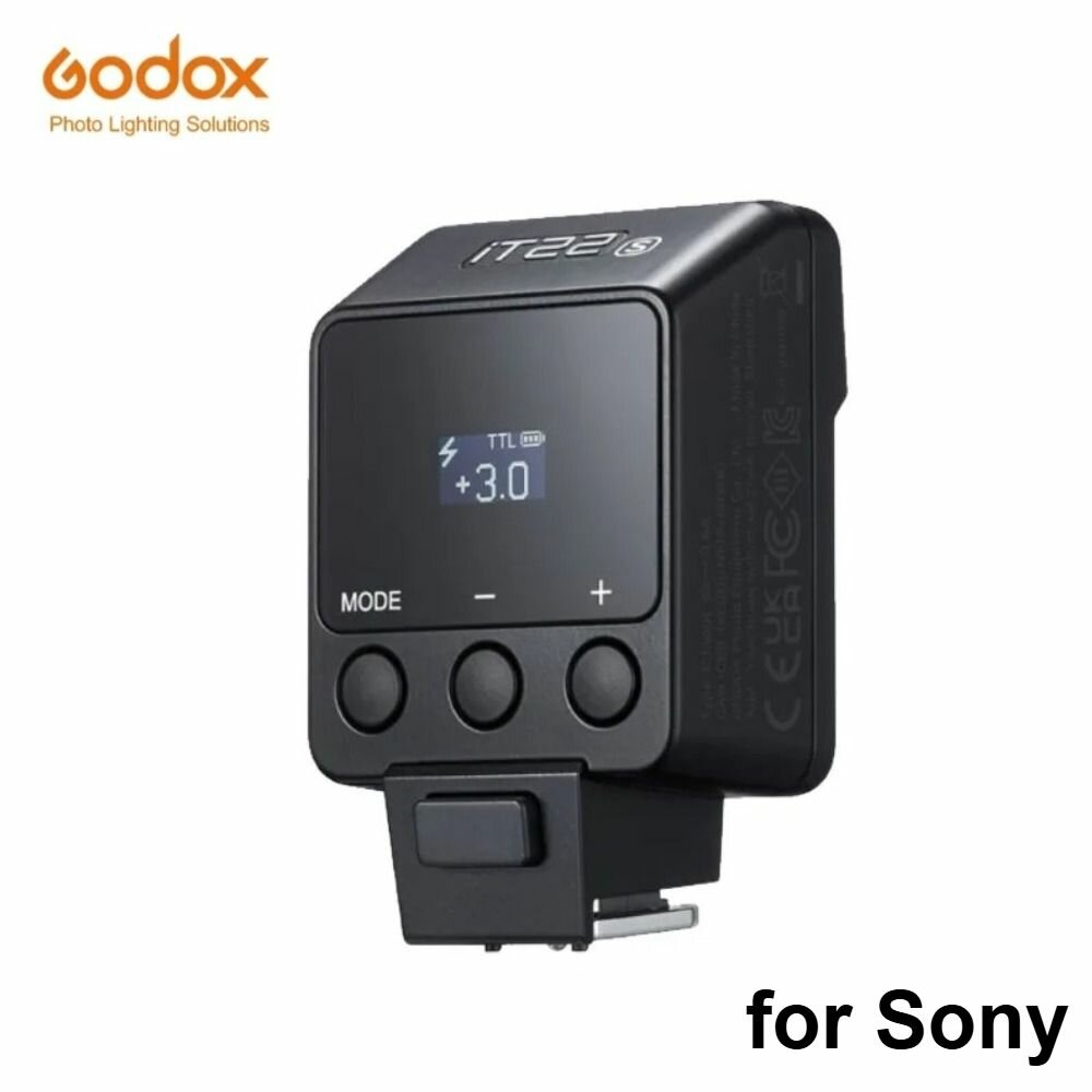 Godox iT22 TTL Автоматическая вспышка Легкая портативная с магнитными аксессуарами Рассеиватель с камерой Sony