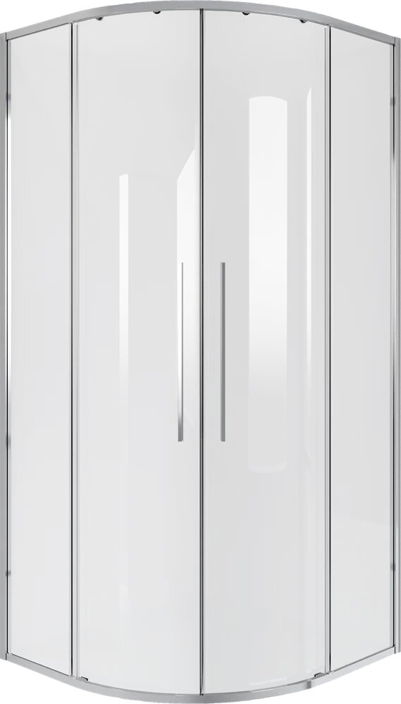 Душевой уголок Niagara Nova NG-6626-34 без поддона, стеклянный, 90x90, полукруглый, раздвижной