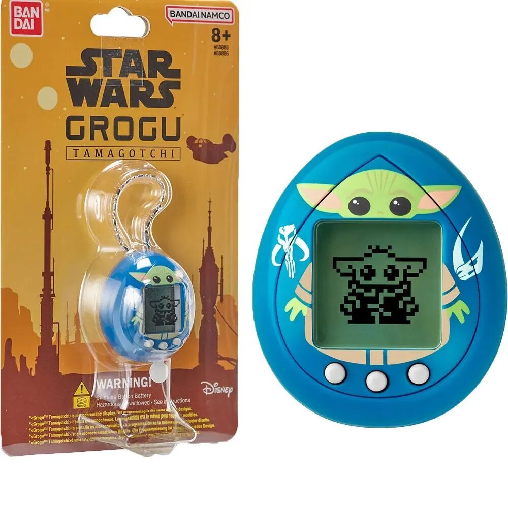 Виртуальный питомец Bandai Tamagotchi Nano Star Wars Grogu. Синий
