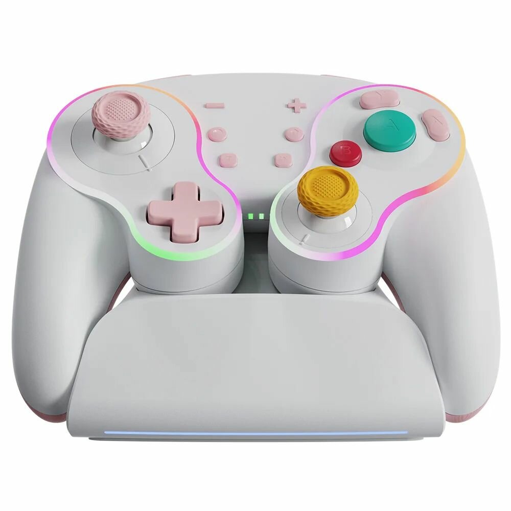 STORM WYRM KS62 Беспроводной контроллер с зарядной станцией для ПК Switch / Lite / OLED и Android, ретро-кнопка GameCube