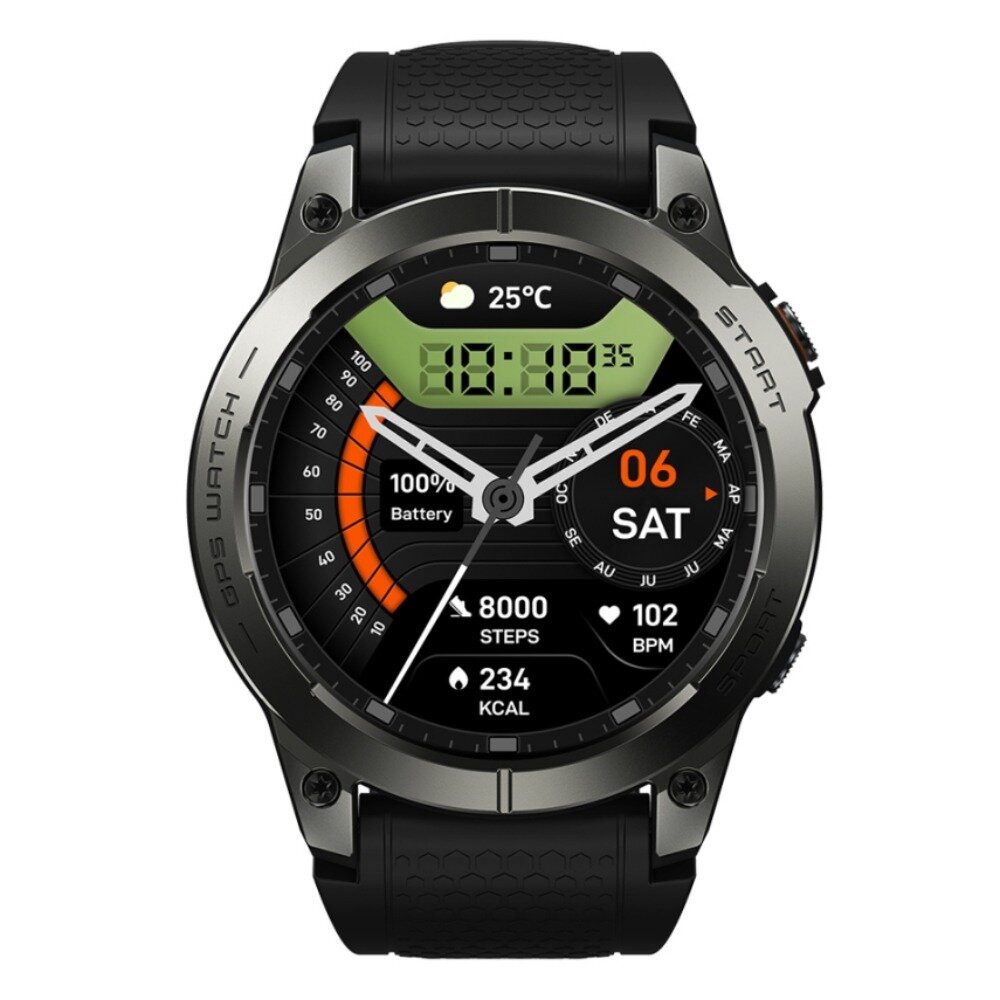 Zeblaze Stratos 3 Pro GPS Smart Watch Встроенный GPS И Импорт Маршрута, AMOLED-дисплей, Телефонные Звонки По Bluetooth