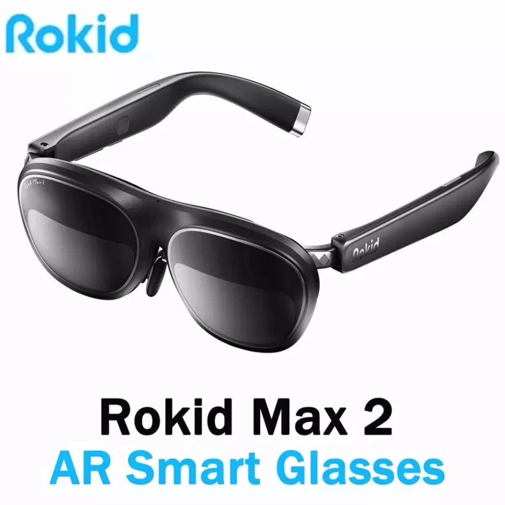 Rokid Max 2 AR Smart Glasses Просмотр 3D-игр VR В Кинотеатре Для Путешествий С Гидом В Очках XR