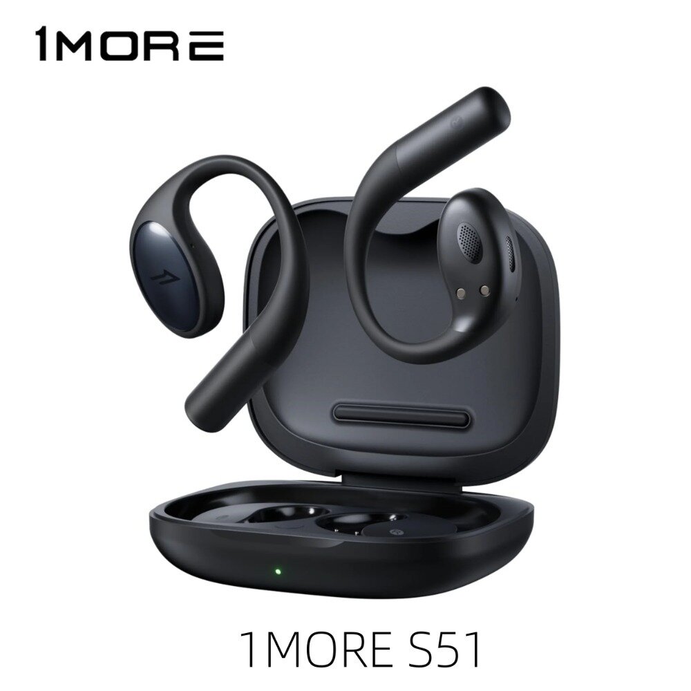 1MORE S51 Наушники-вкладыши с открытыми ушами, Беспроводной Bluetooth, время воспроизведения 40 часов IPX5