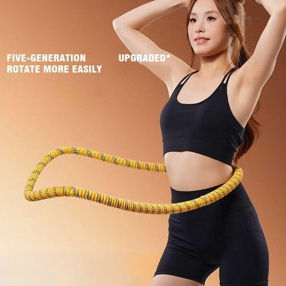 Мягкий пружинящий полиэстеровый хулахуп для массажа талии