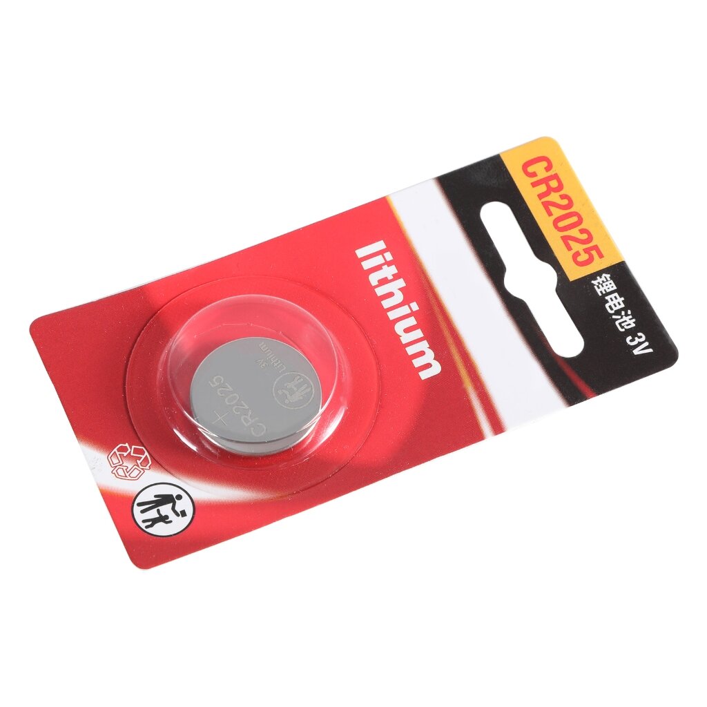 Батарейка CR2025 Coin Cell Battery 3V Single Pack, Литиевый Кнопочный элемент для игрушек, пультов дистанционного управления и электронных устройств