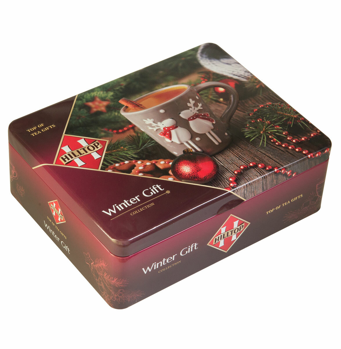 Чайное собрание Hilltop "Шкатулка", в жестяной шкатулке, 200г