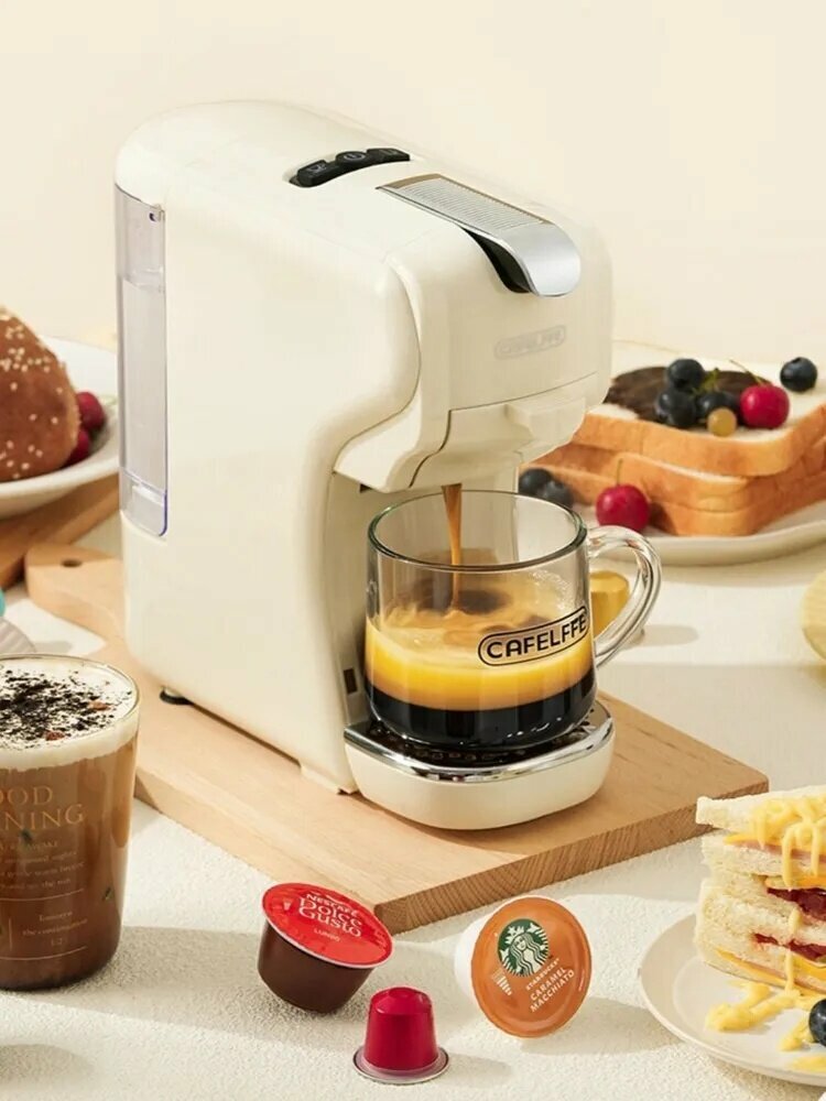 CAFELFFE Капсульная кофемашина MK-611, слоновая кость