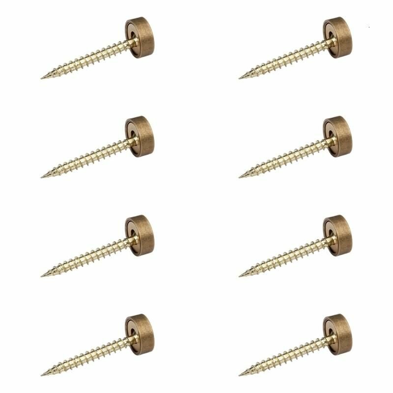 Антикварные латунные мебельные гвозди 9мм, бронза 12 мм