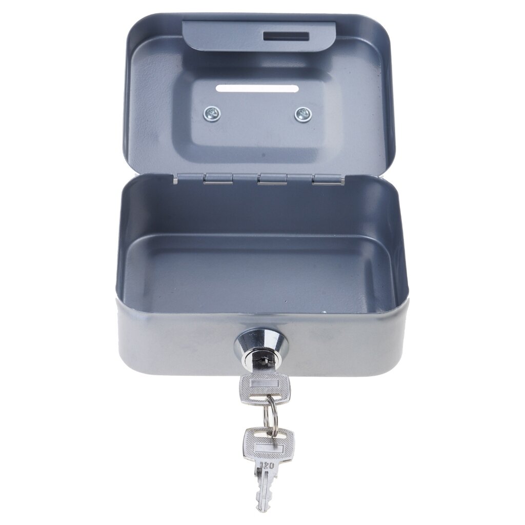 Надежный запирающийся контейнер для наличных денег, Компактный Органайзер для металлических инструментов, необходимый для бизнеса и дома