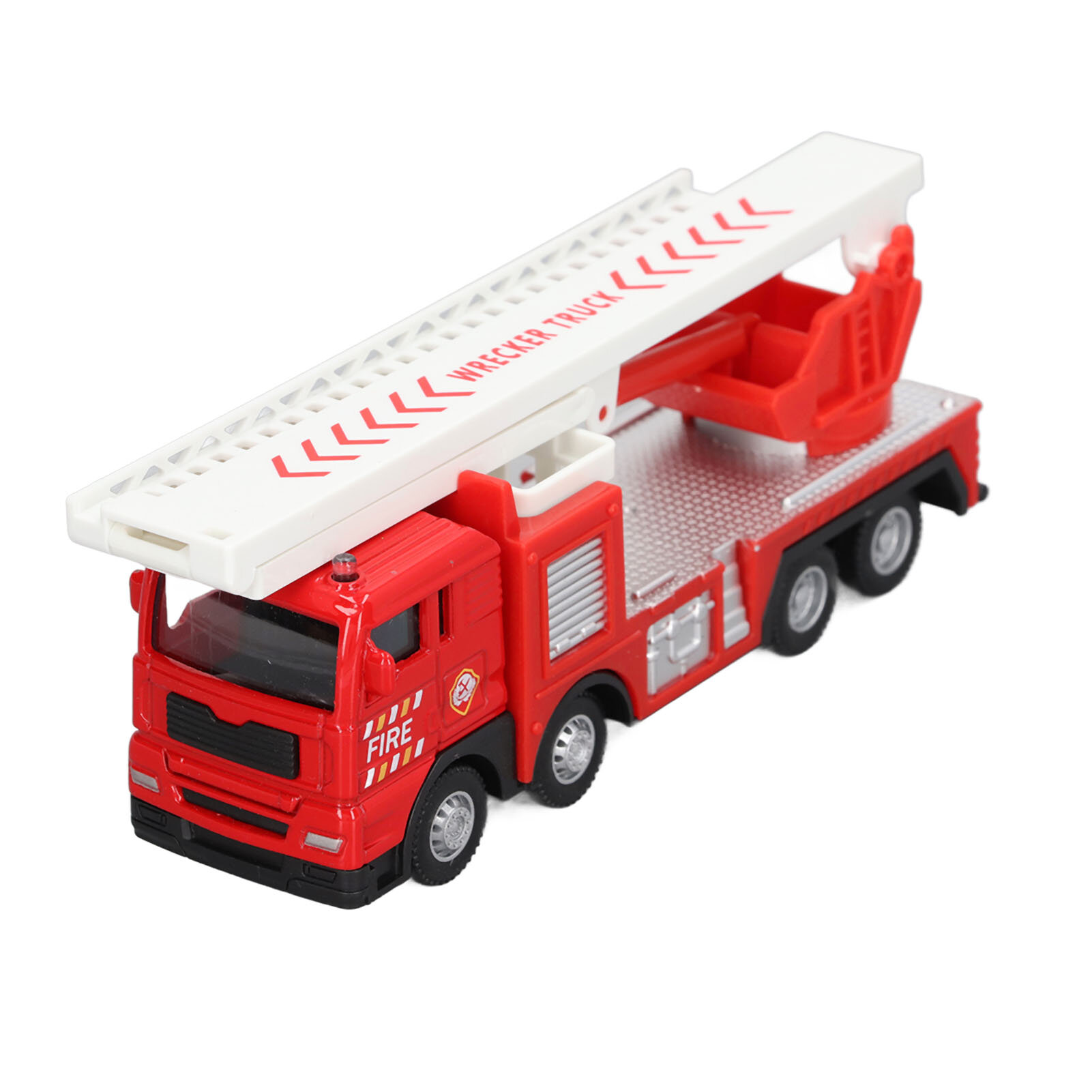 Масштаб 1:55, пожарные машины, детская имитация пожарной машины из сплава, игрушечное украшение, подарок на день рождения, пожарная высотная эвакуатор, грузовик
