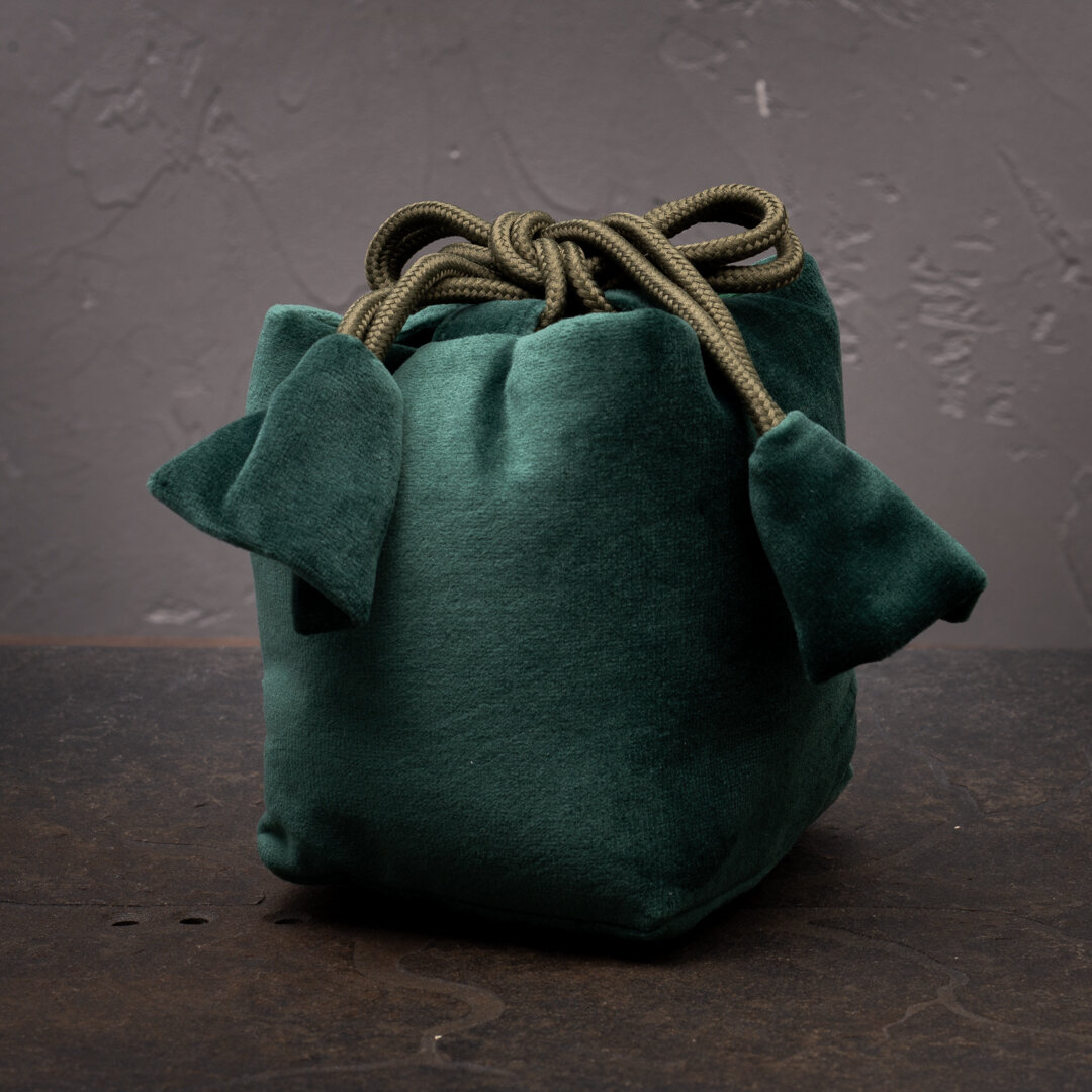 Бархатный мешочек "Изумруд" (малый)