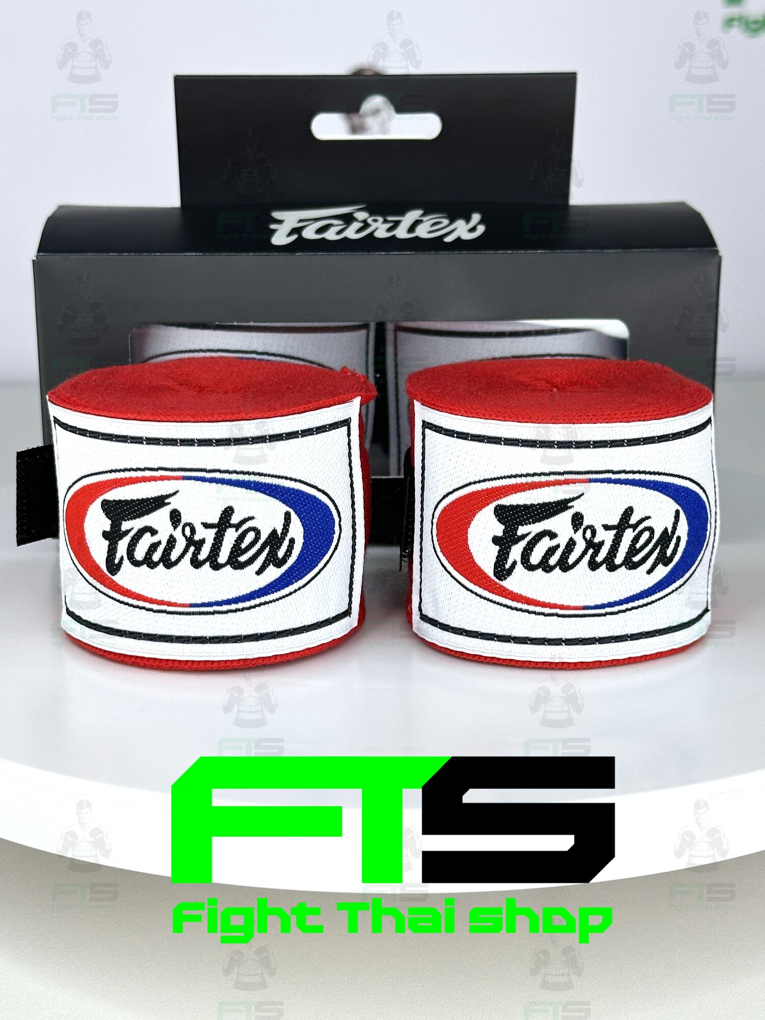 Боксерские бинты Fairtex HW2 4.5 метра для единоборств и ММА, цвет: красный