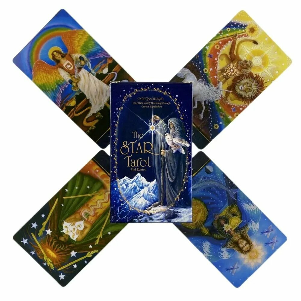 Карты Таро Звездное/The Star Tarot,78 шт, Гадальные карты