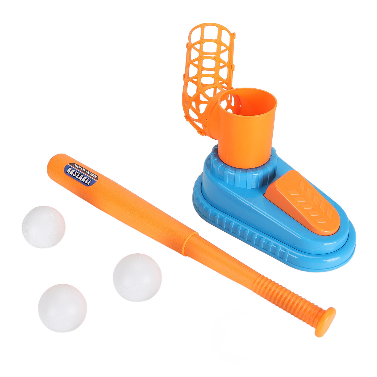 Детская бейсбольная игрушка для качки, 3 мяча, бейсбольная бита, спортивный набор для отдыха, бейсбольный ватин для игр в помещении и на открытом воздухе