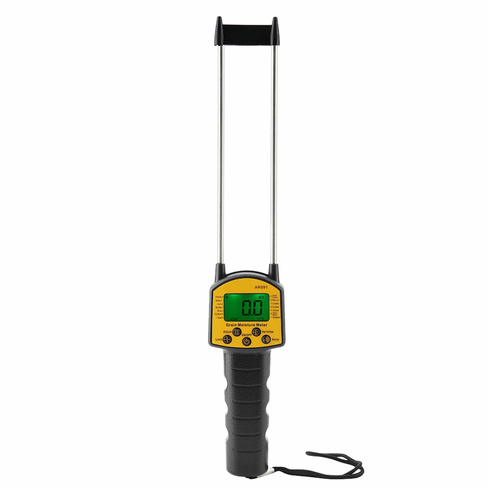 SMART SENSOR AR991 Цифровой ЖК-измеритель влажности зерна для пшеницы, кукурузы, риса, арахиса, сои
