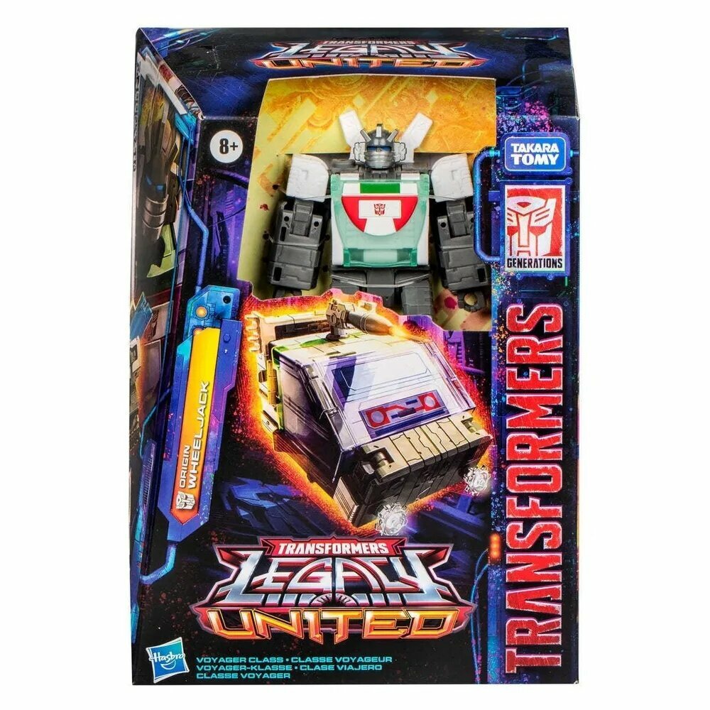 Трансформеры игрушки Hasbro Transformers: Legacy United Voyager Class Origin Wheeljack 17.5cm F9688