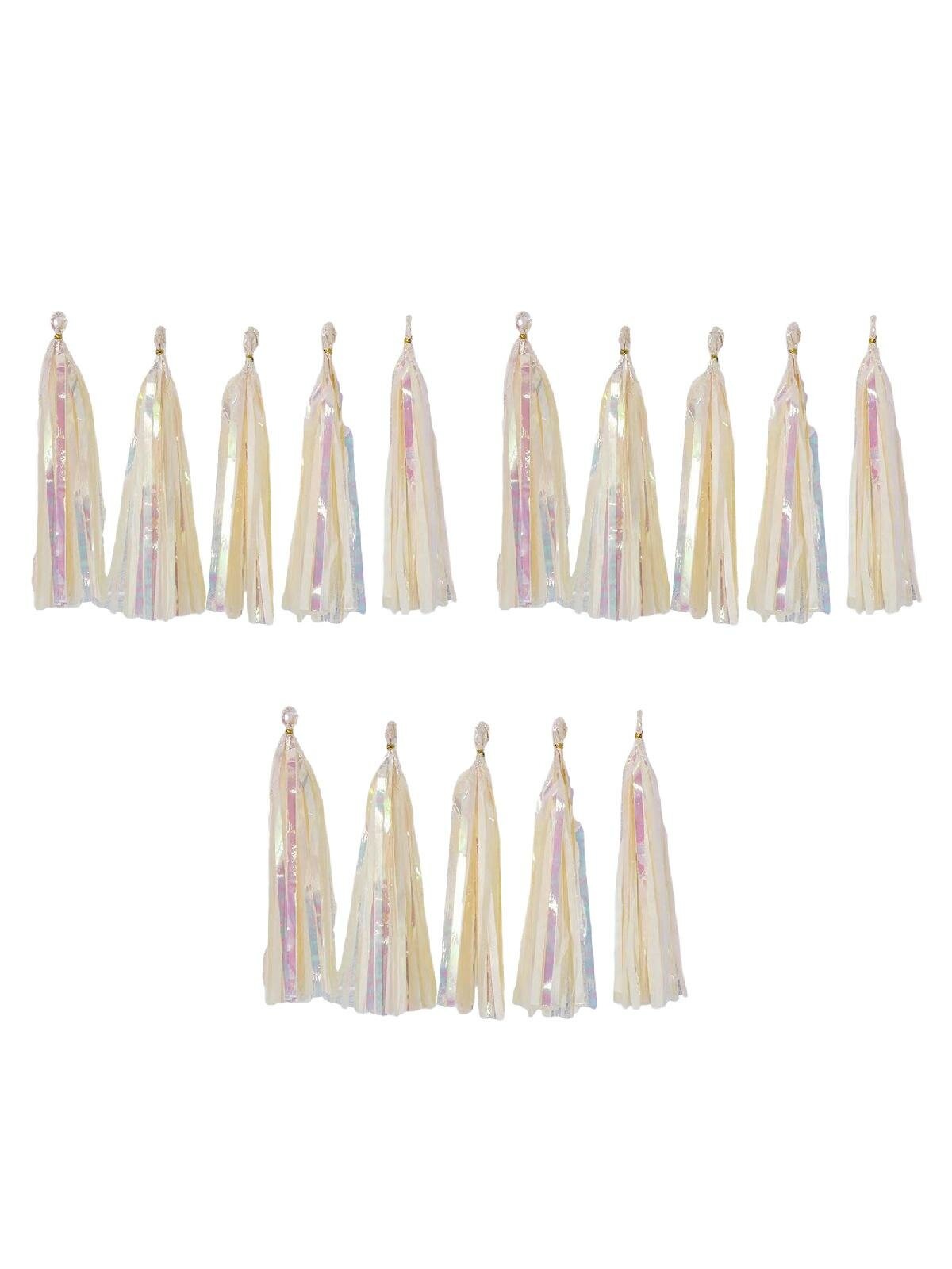 Кисточки, гирлянды и растяжки разных цветов своими руками для оформления торжеств