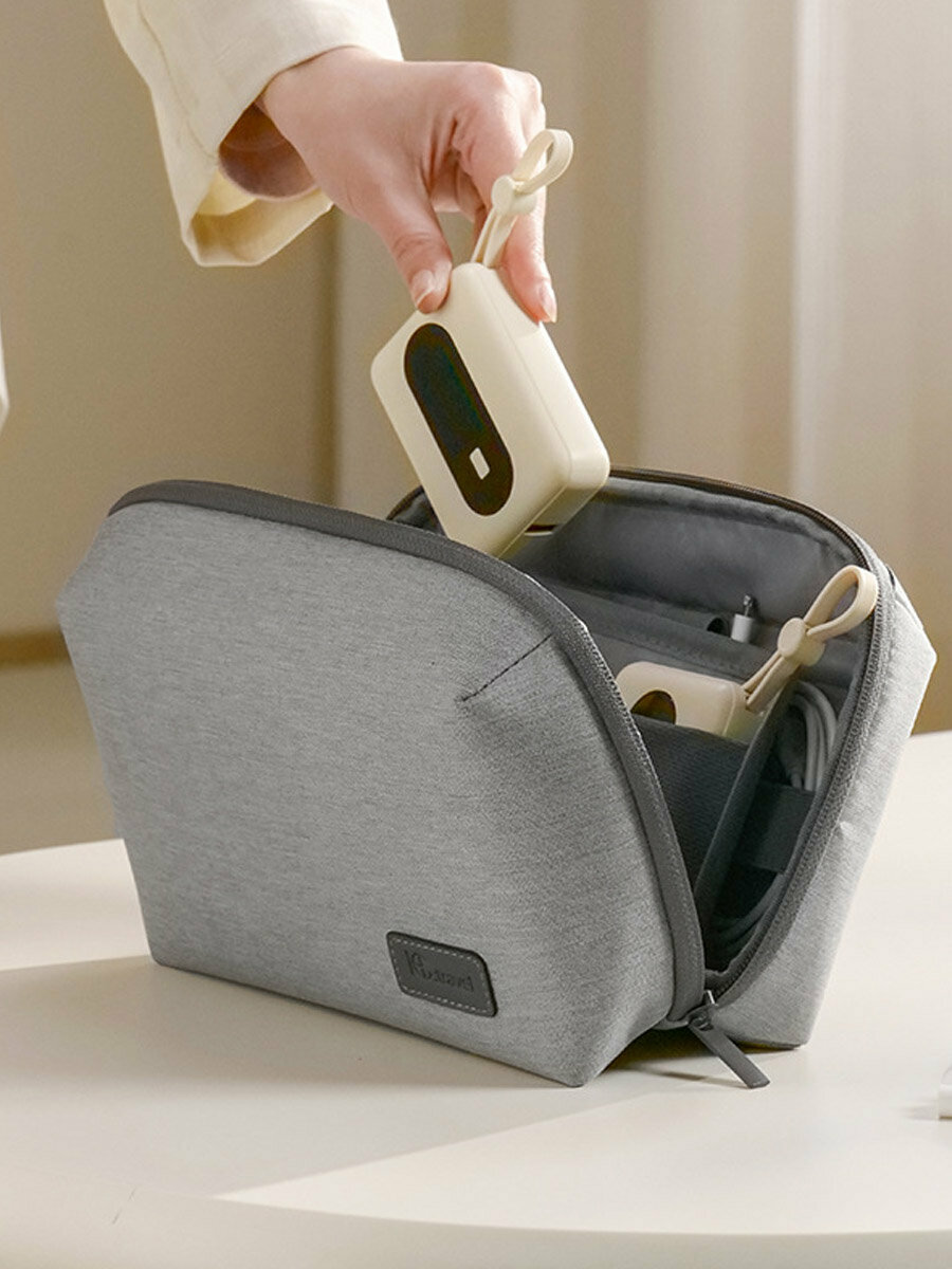 Органайзер для проводов зарядок аксессуаров дорожный, короб, коробка, водоотталкивающий