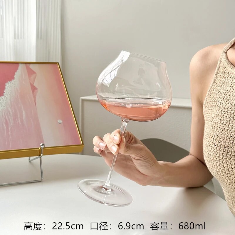 Ультратонкая стеклянная чашка для красного вина, 680 мл, 1pcs 680ml