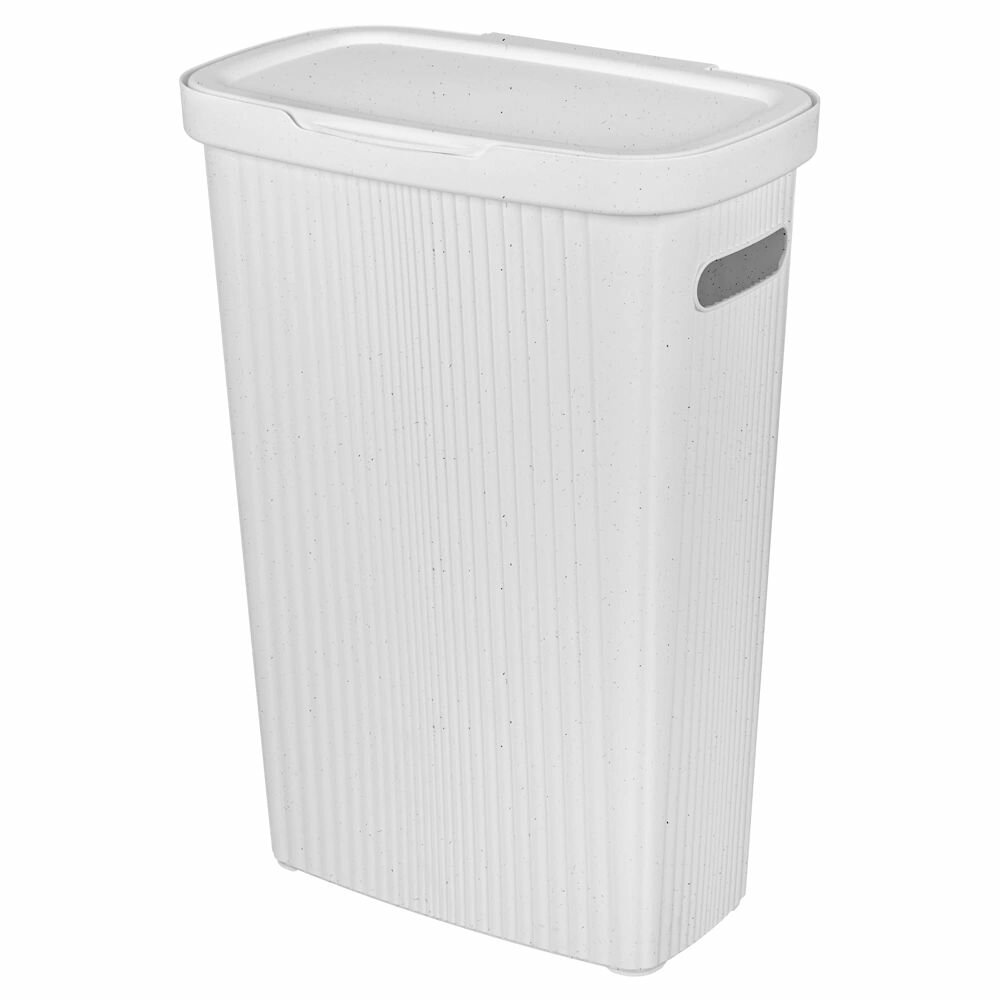 Корзина для белья 63x29x45 см 45 л светло-серая флэк