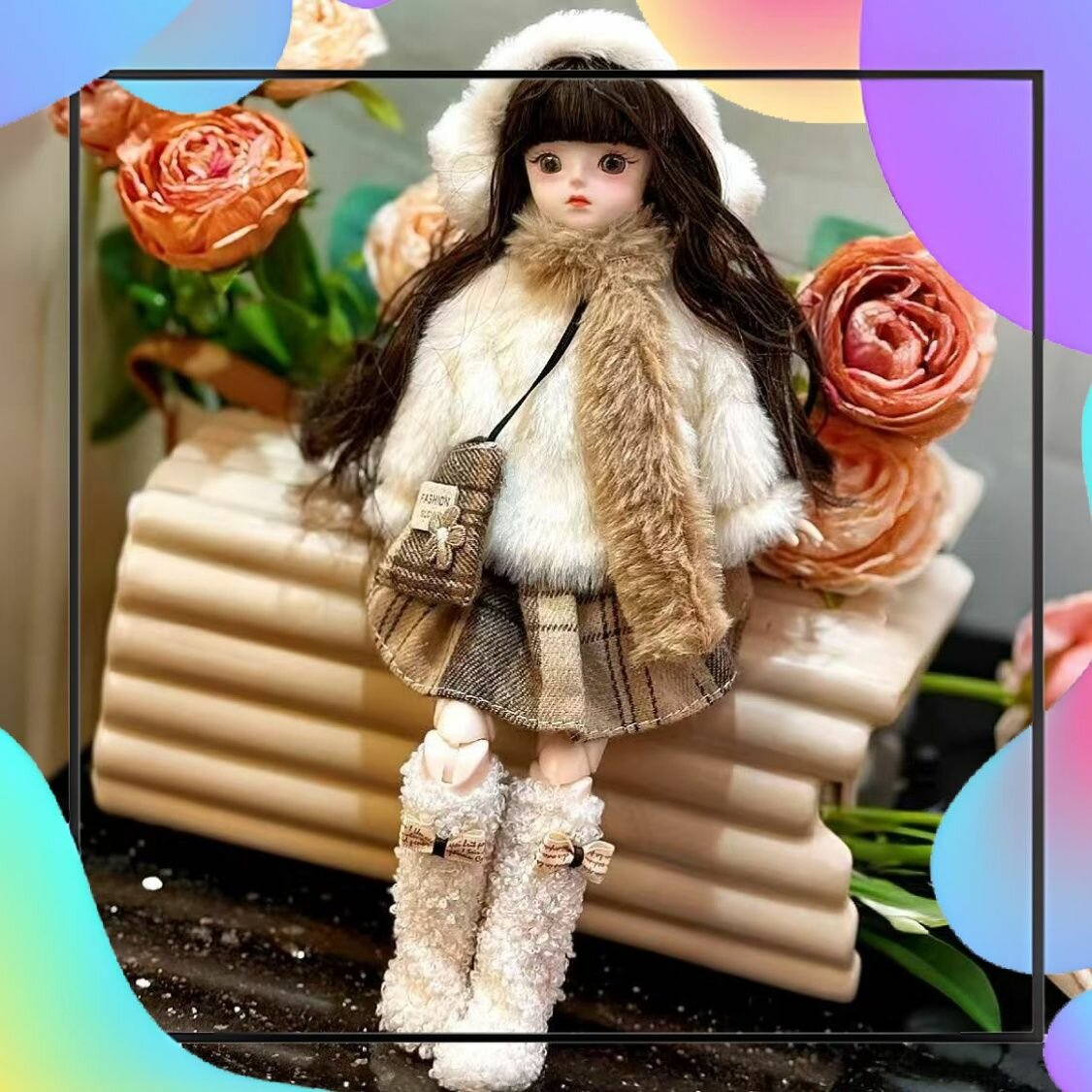 Кукла, шарнирная кукла 30 см