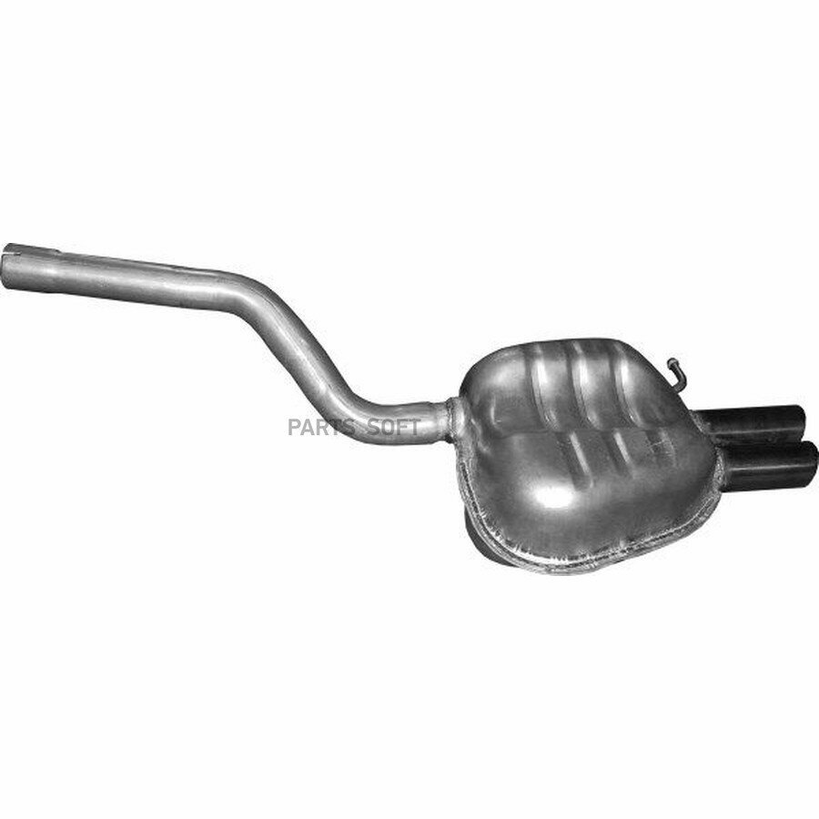 Глушитель задняя часть от официального дистрибьютора, POLMOSTROW, артикул 2483