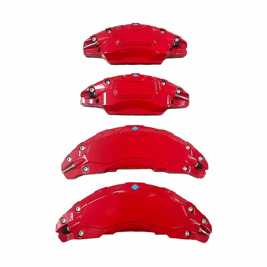 Высокопрочный щит тормозного суппорта с усиленной системой крепления для автомобиля, красный