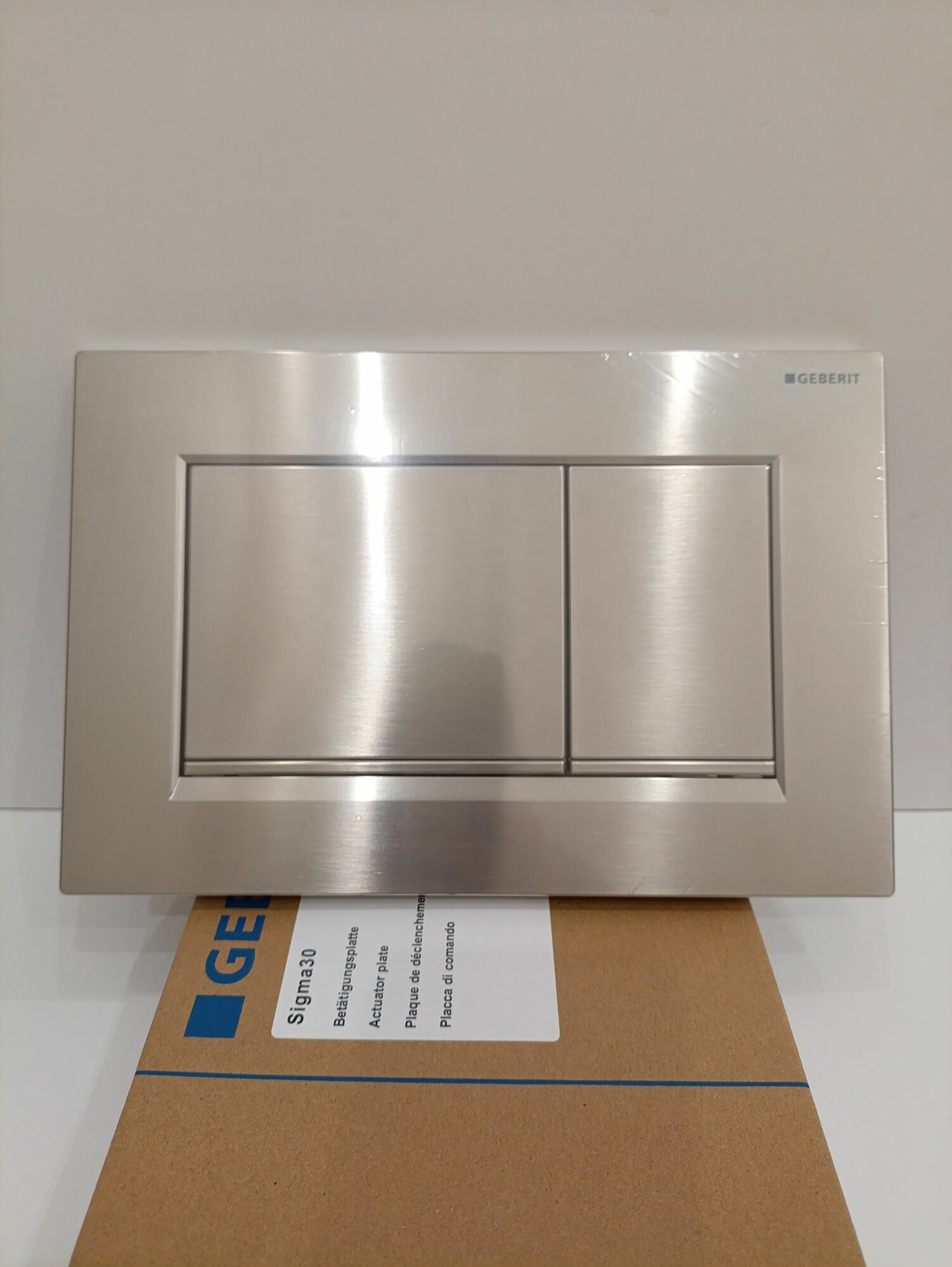 Кнопка смыва GEBERIT Sigma 115.883. SN.1 (цвет - никель PVD)