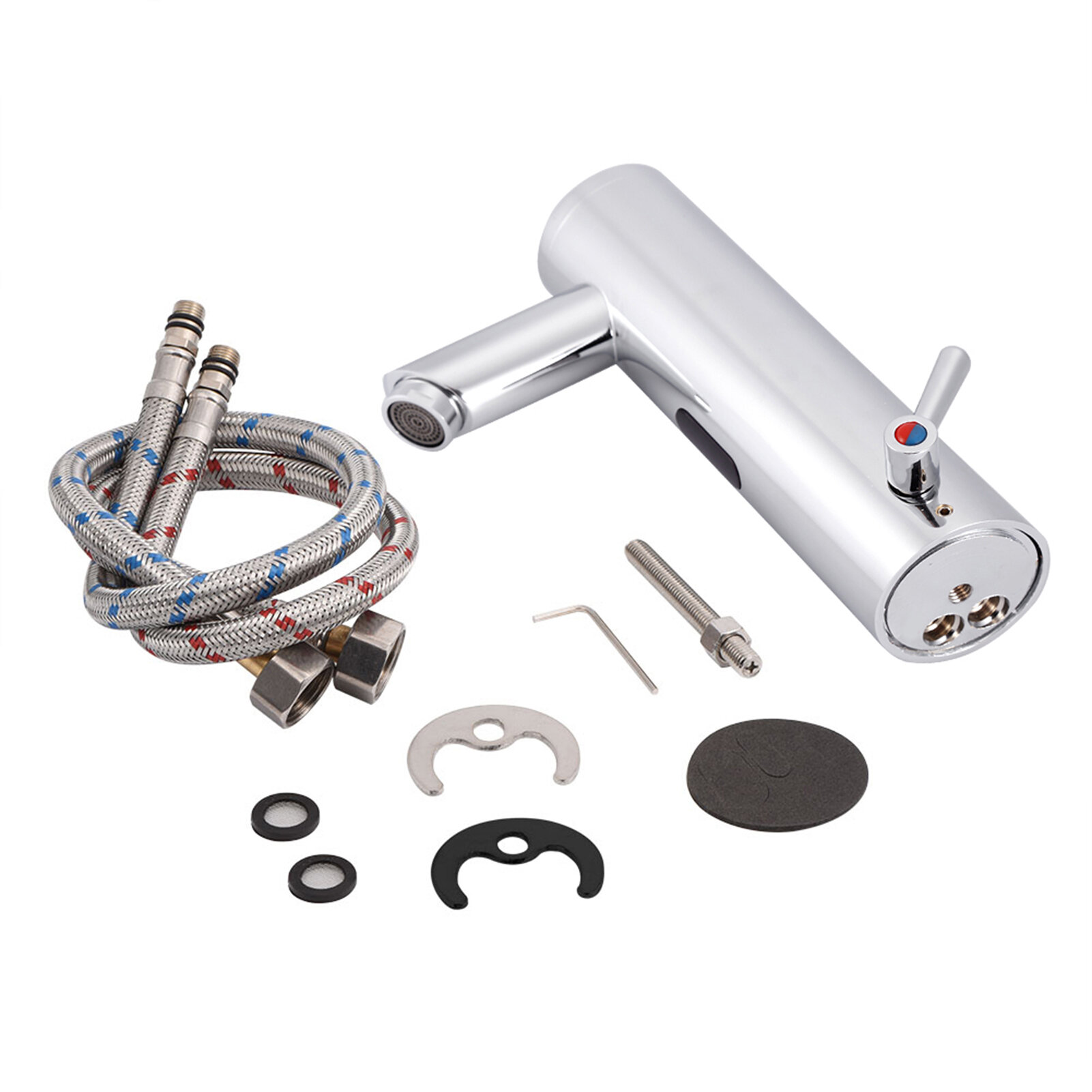 Питание аккумулятора автоматическое датчик смеситель горячее холодная вода кран для ванной комнаты кухонная раковина кухонная раковина