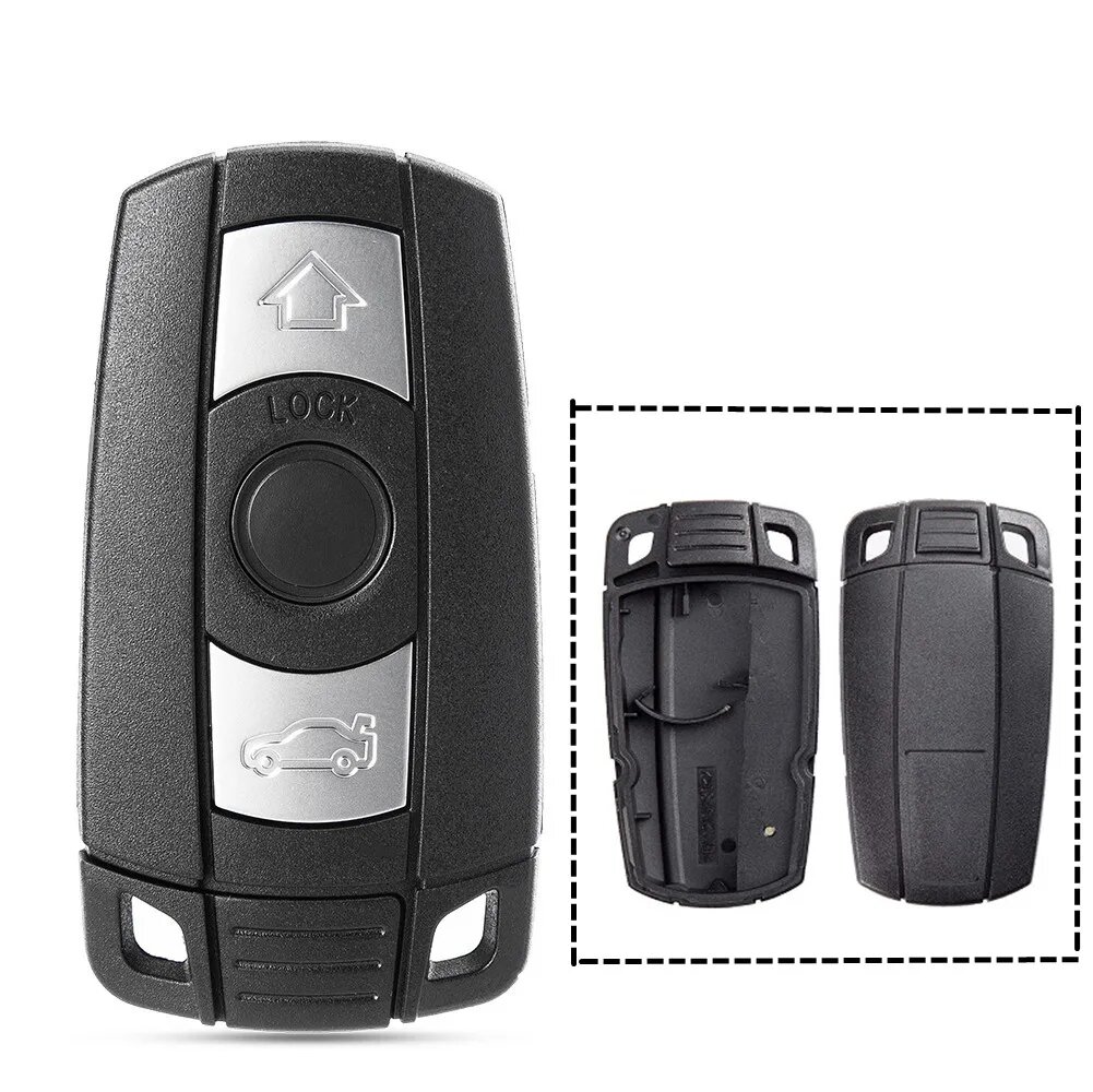3-кнопочный смарт-чехол с дистанционным управлением для BMW 1 3 5 6 серии E60 E70 E71 E72 E82 E87 E88 E89 E90 E91 E92 X5 X6 Автоматический ключ