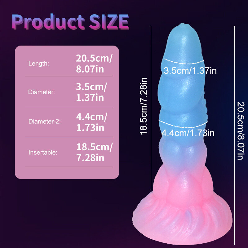 Мастурбатор "Фантомный Дракон", светящийся, силикон, влагозащищенный, 800 г