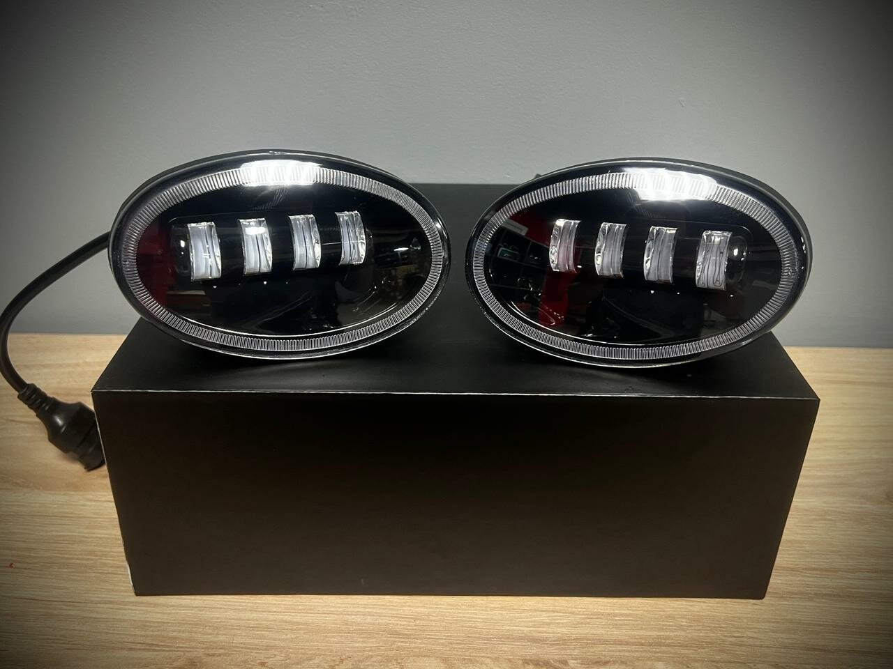 Противотуманные LED фары светодиодные для Honda Legend / 50W ЛЕД ПТФ Хонда Легенд