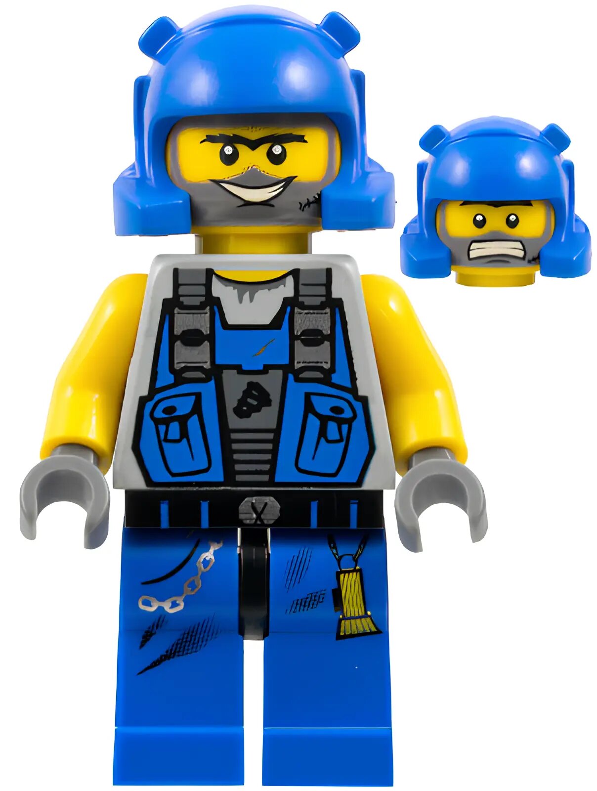 Минифигурка Lego Power Miner - Duke, Bare Arms pm034 U