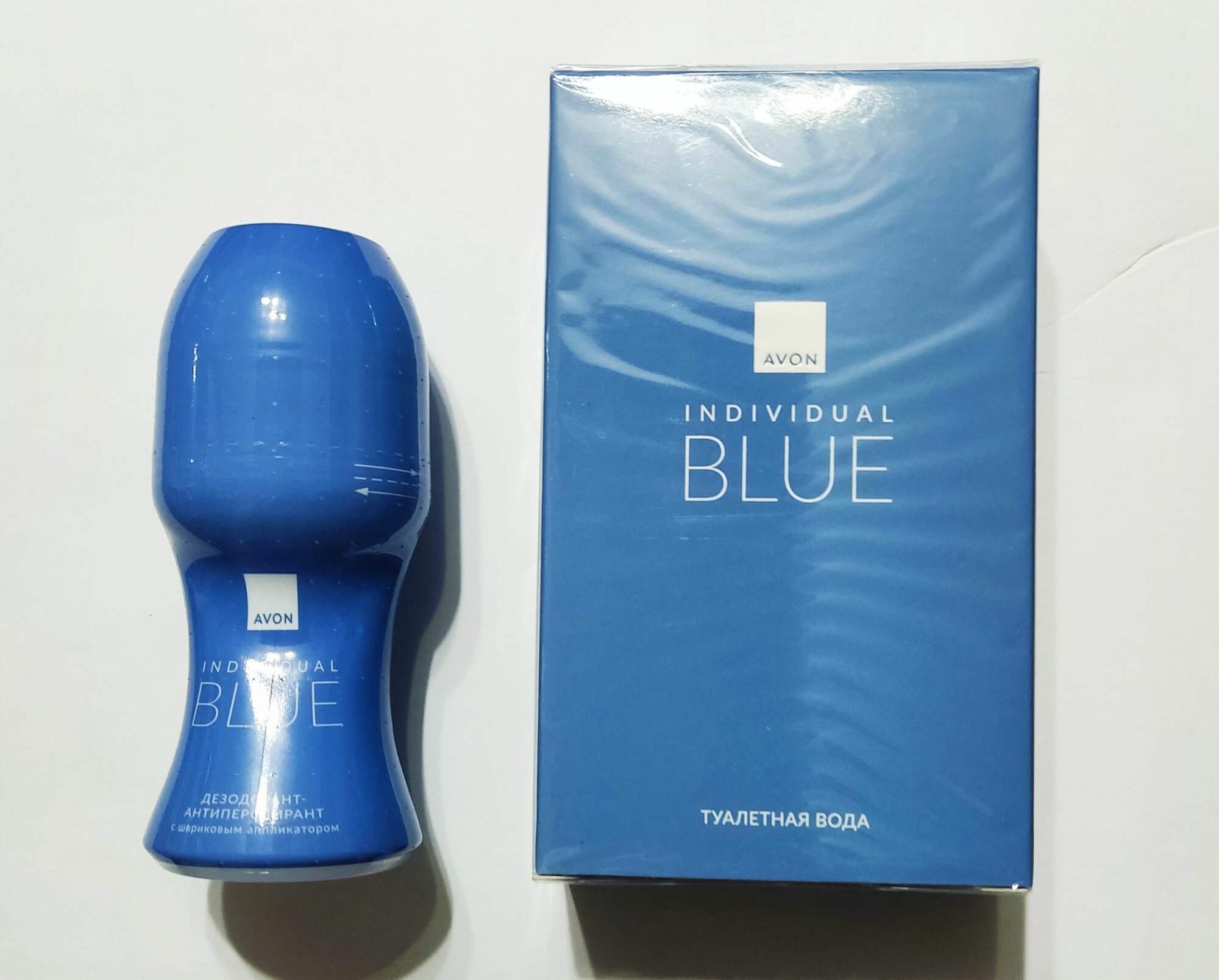 AVON Набор Individual Blue для него парфюм 90 мл + шариковый дезодорант 50 мл