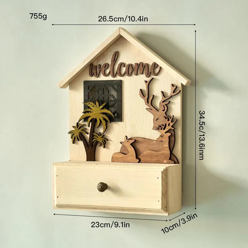 Полка Настенная Прямая, 23х19х33 см, 1 шт.