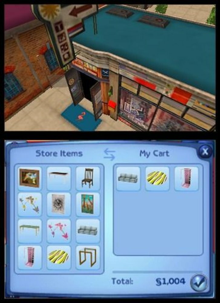 Игра The Sims 3 3DS Картридж на Nintendo 3DS — фото 1