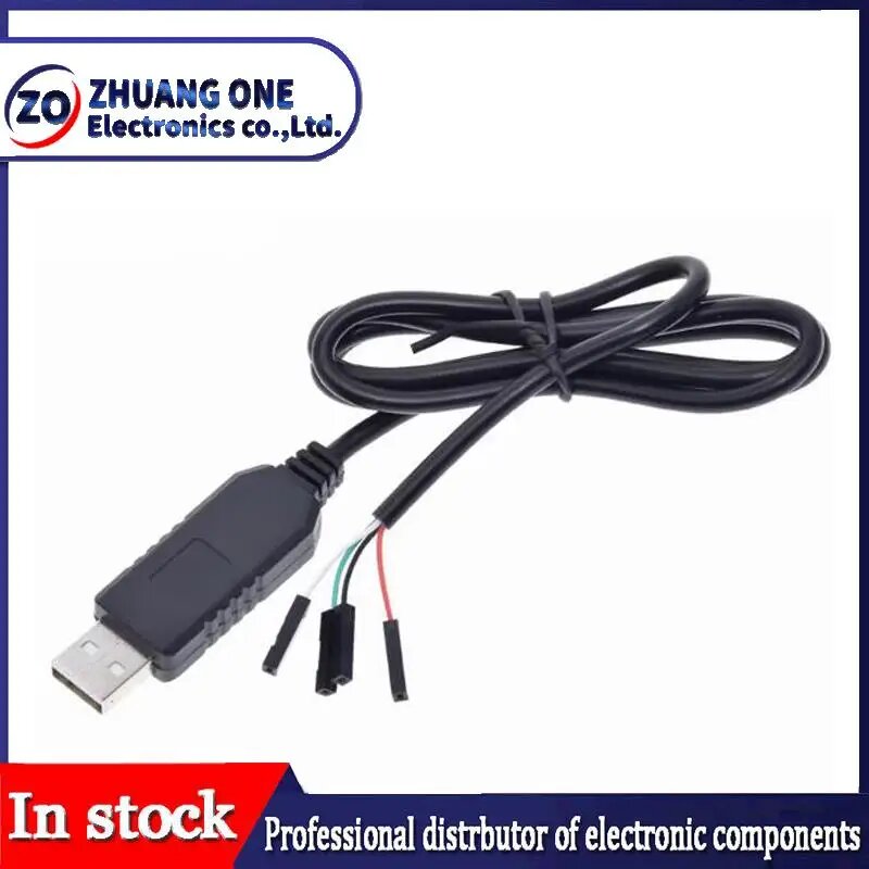 USB-TTL кабель CP2102, темно-синий, PL2303HX