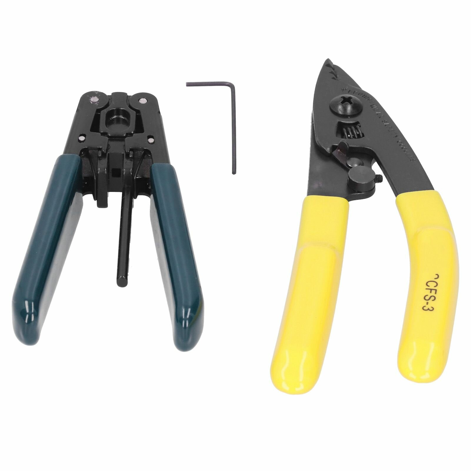 Инструмент для холодного сращивания оптоволокна, 3-портовые плоскогубцы + ножницы для снятия оптического покрытия с кабеля