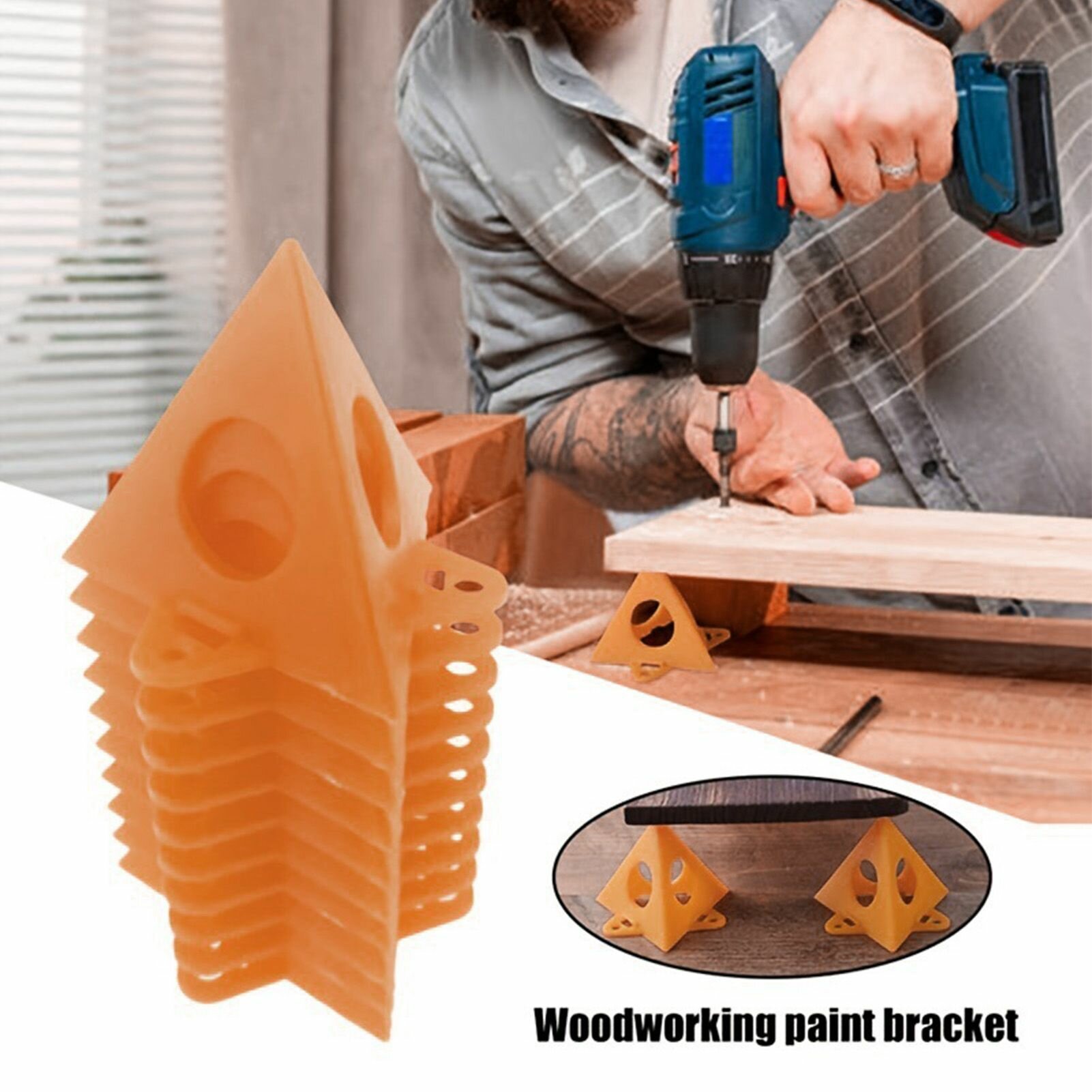 10 шт. конусная опорная подставка из АБС-пластика, подставка для рисования, пирамидальная стойка для дверей шкафа, мебели